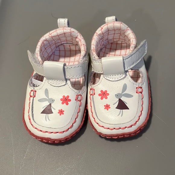 Shoes | Leather Baby Shoes With A Rabbit Perfect For Easter | Poshmark